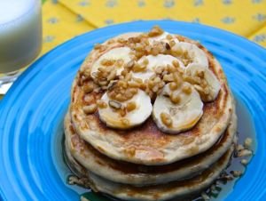 Whole White Wheat Pancakes - Cuisinicity